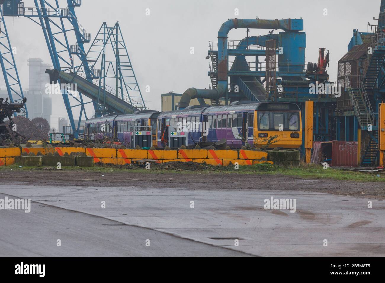 Withdrawn Northern rail class 142 pacer trains 142046 + 142034 in the ...