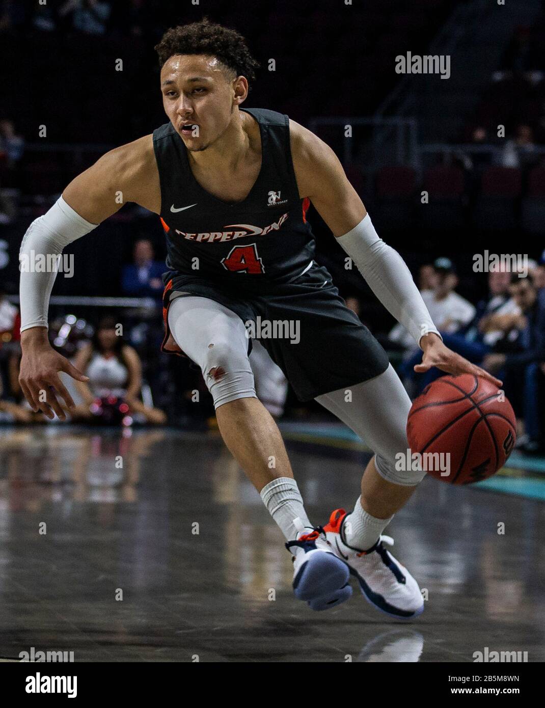 Mar 07 2020 Las Vegas, NV, U.S.A. Pepperdine Waves guard Colbey Ross (4 ...