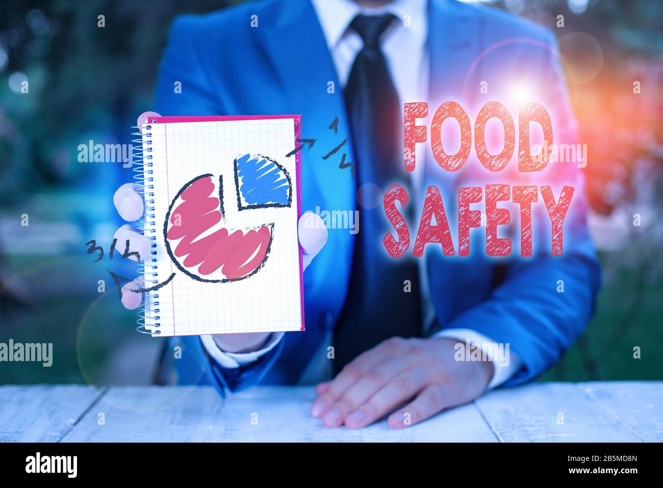 Handwriting text writing Food Safety. Conceptual photo conditions and ...