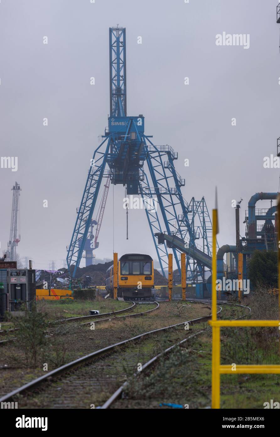 Withdrawn Northern rail class 142 pacer trains 142046 + 142034 in the ...