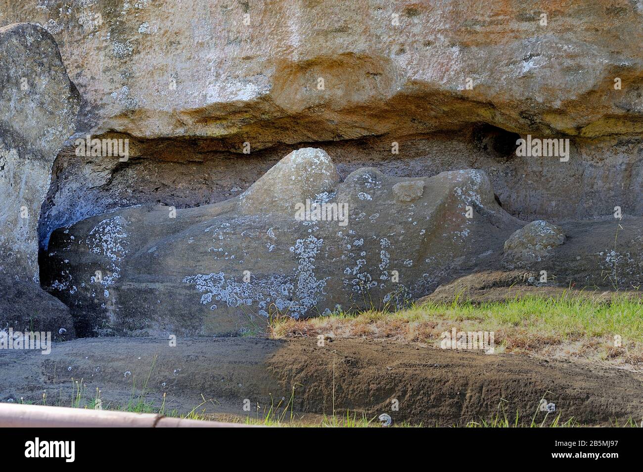 Easter Island, Rano Raraku Volcano Quarry Stock Photo - Alamy