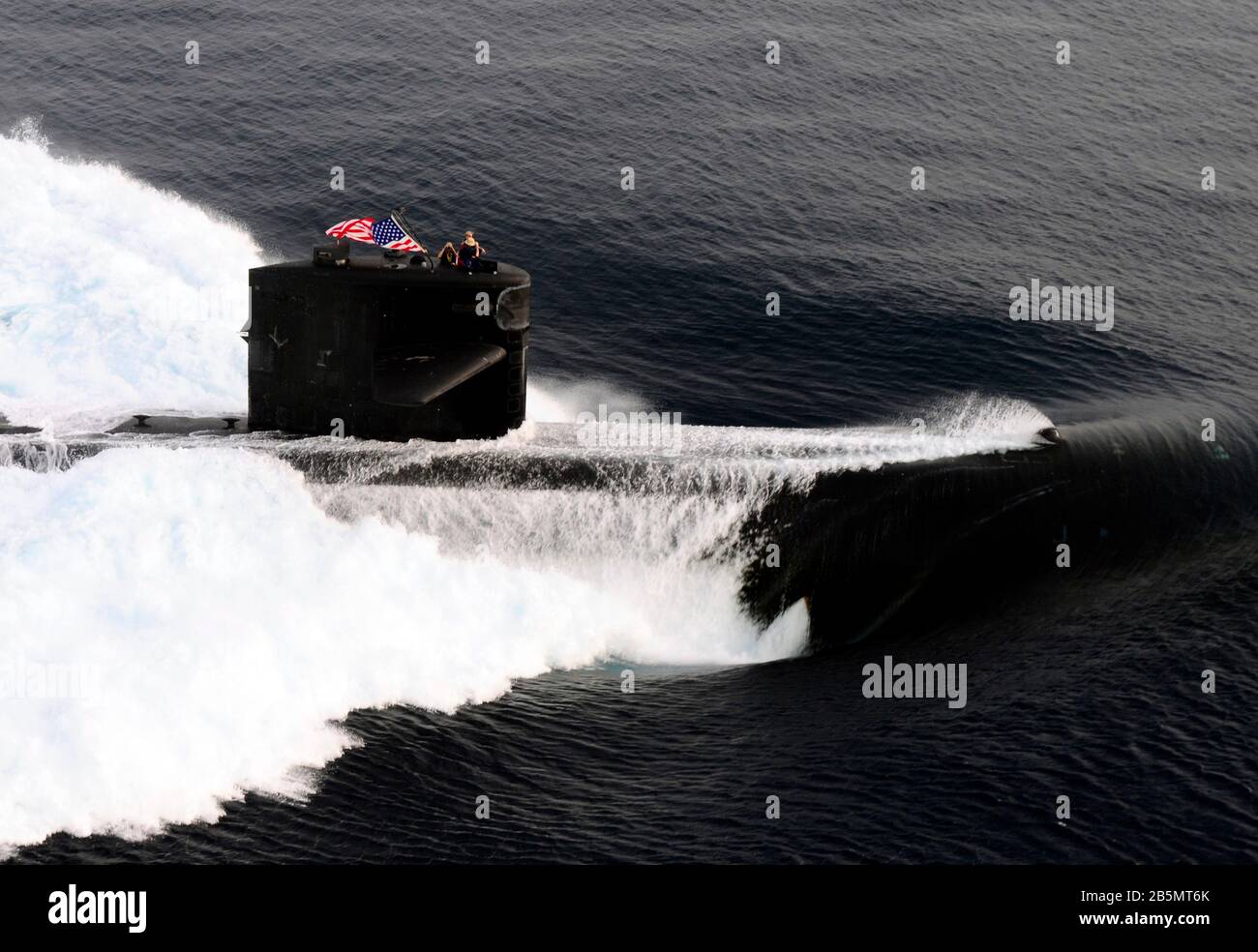 U.S. Navy aboard the Los Angeles-class nuclear-powered attack submarine ...