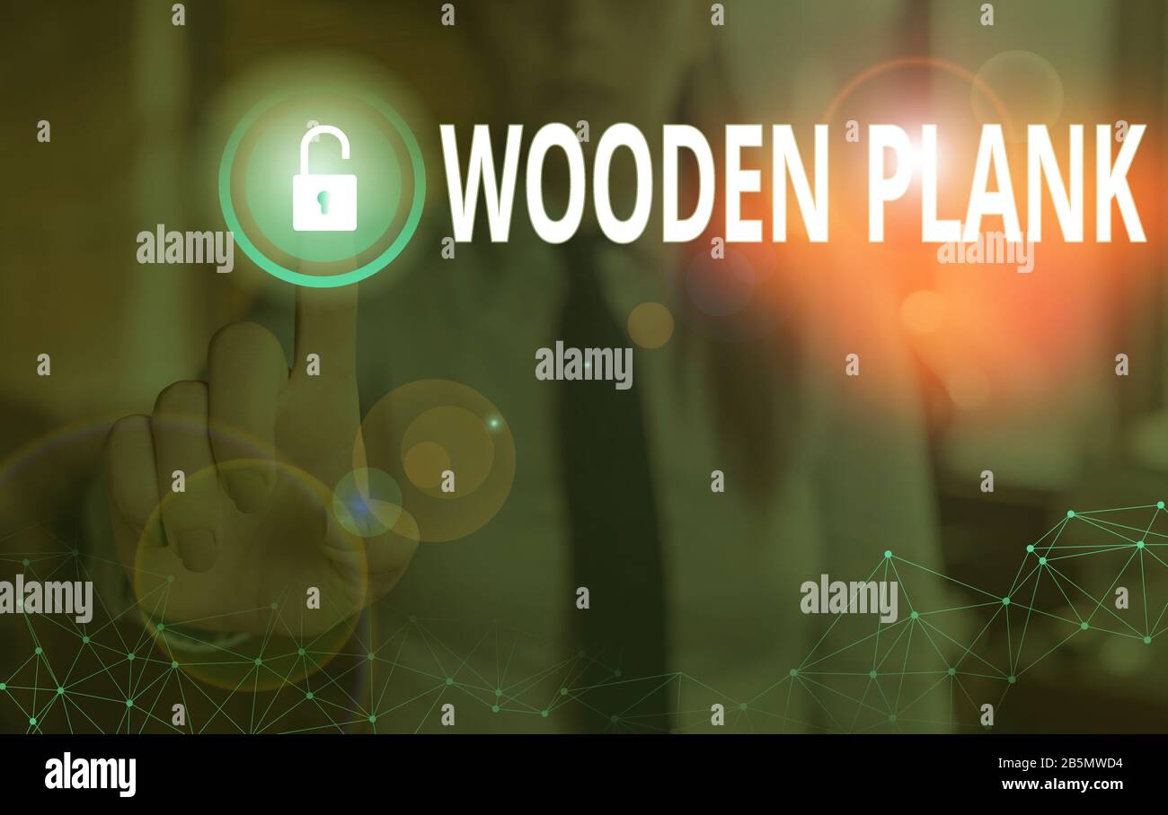 Handwriting text writing Wooden Plank. Conceptual photo wood or similar ...