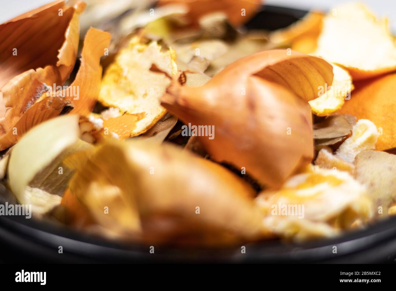 Organic biological kitchen waste, compostable food scraps, rotten food ...