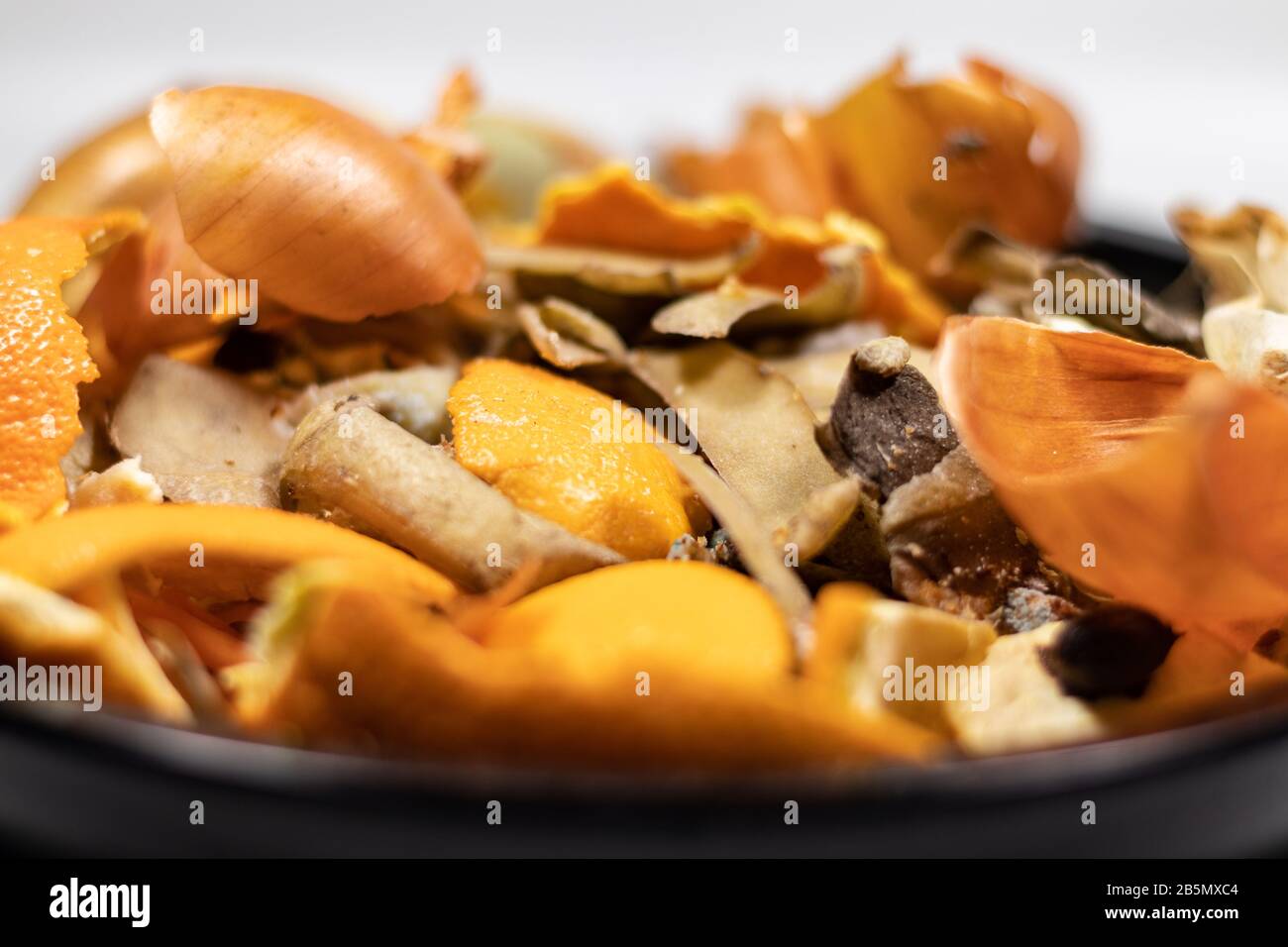 Organic biological kitchen waste, compostable food scraps, rotten food ...
