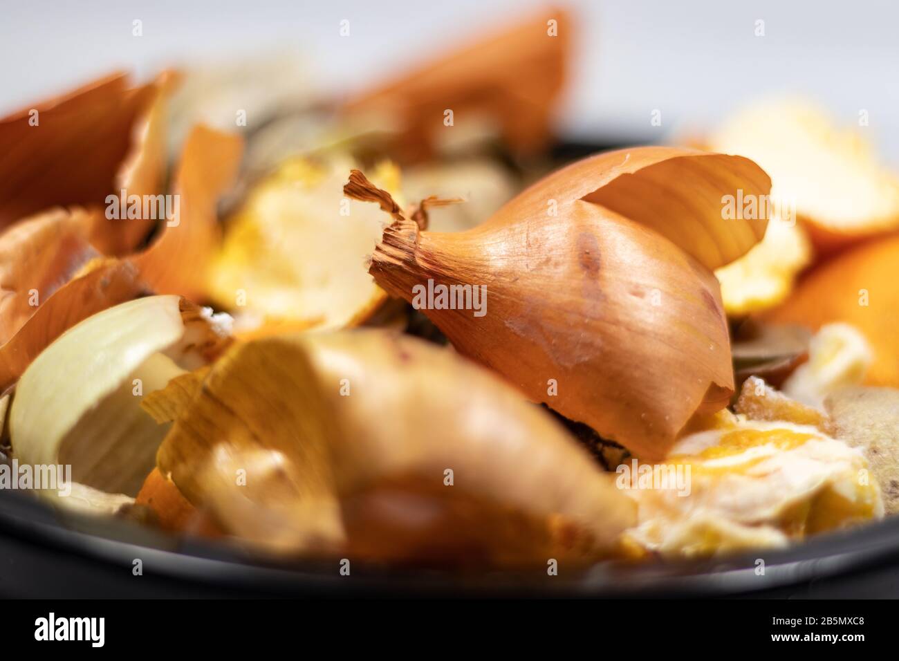 Organic biological kitchen waste, compostable food scraps, rotten food ...