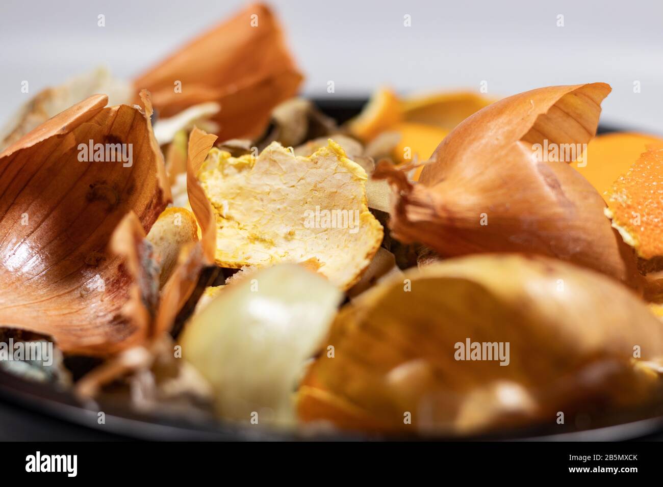 Organic biological kitchen waste, compostable food scraps, rotten food ...