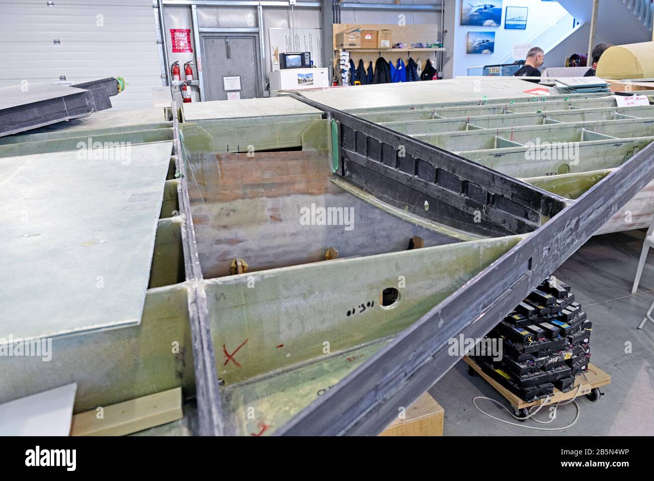 Avro Arrow jet fighter, 2/3 sized replica being built at the Avro ...