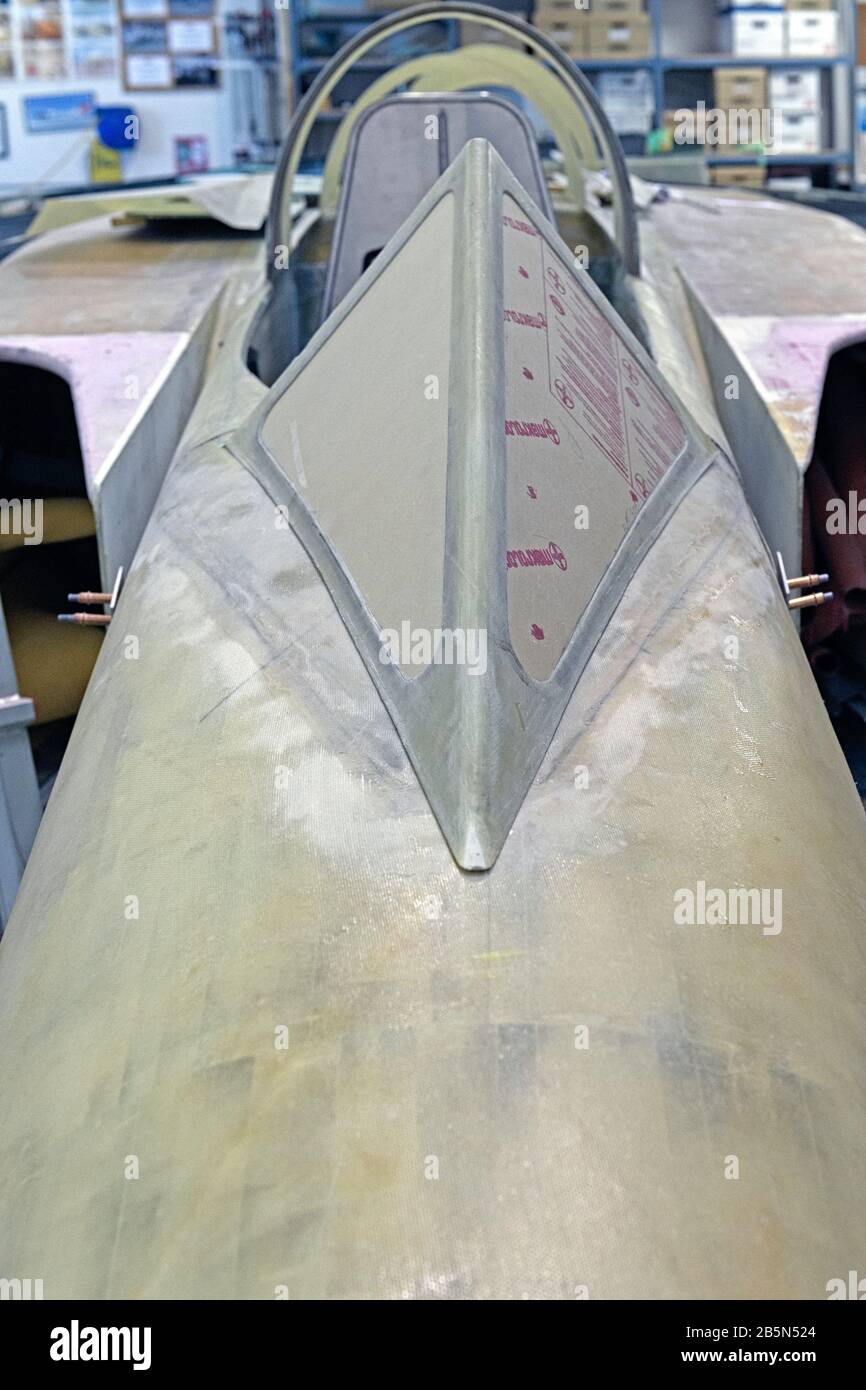 Avro Arrow jet fighter, 2/3 sized replica being built at the Avro ...