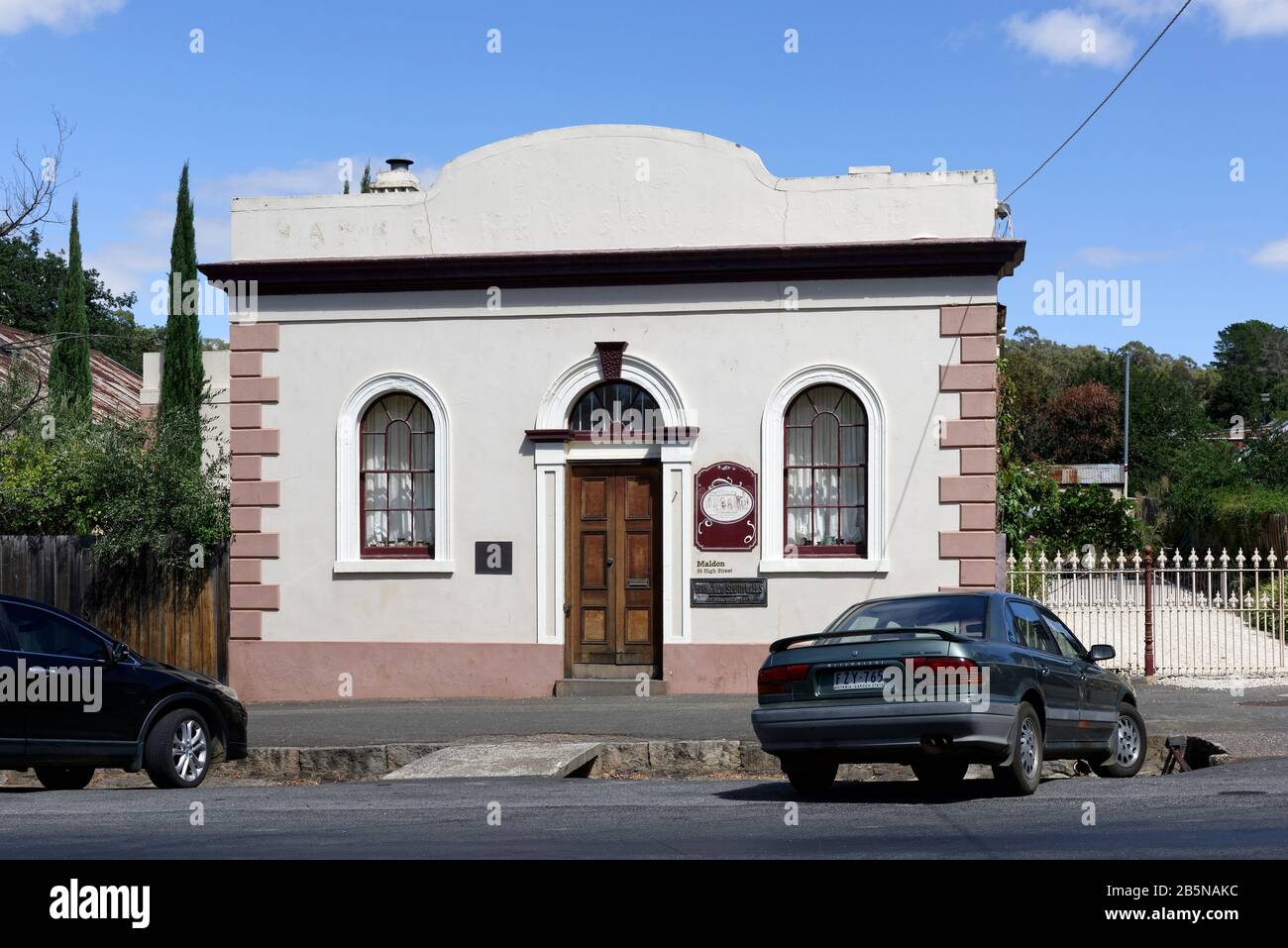 Bank of New South Wales building erected in 1858, Maldon, Victoria ...
