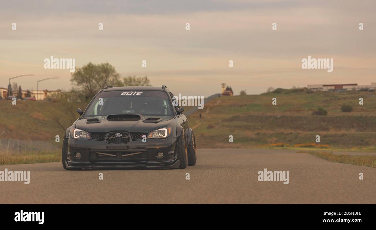 Slammed subaru hi-res stock photography and images - Alamy