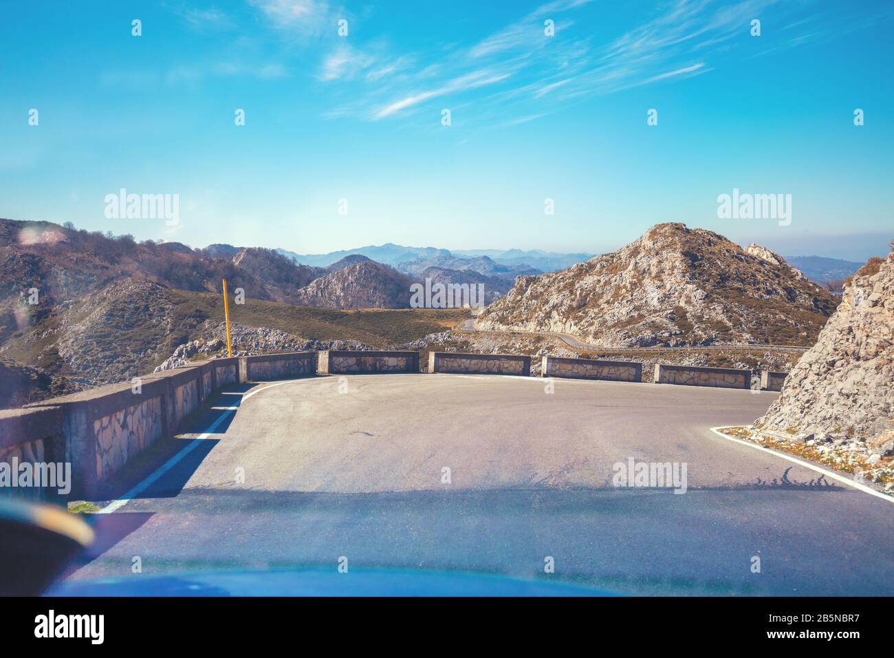 Windshield view national park hi-res stock photography and images - Alamy