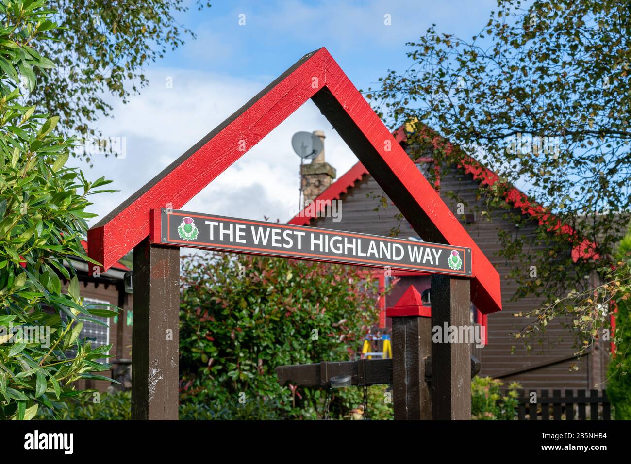 West highland way sign hi-res stock photography and images - Alamy