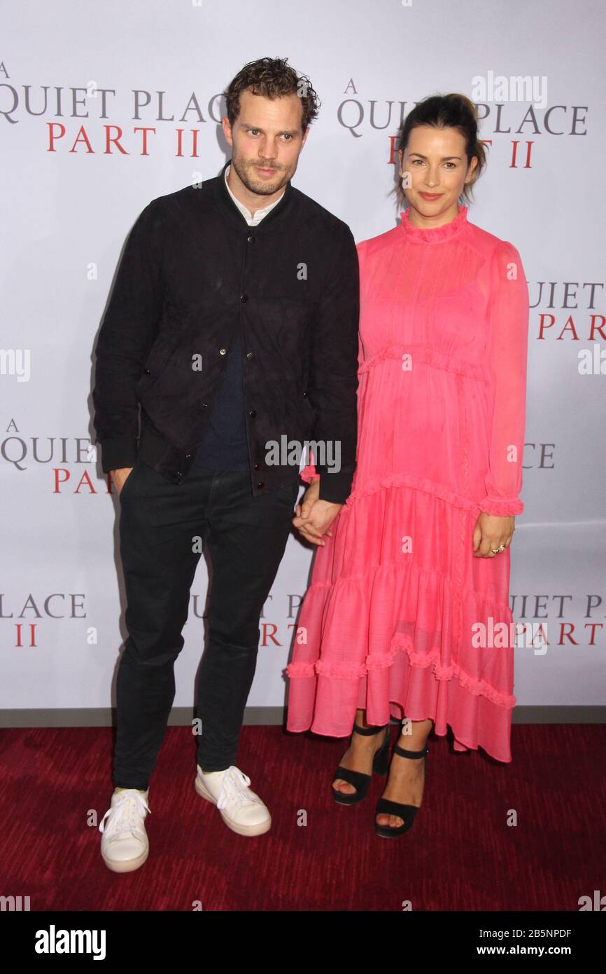 New York, NY, USA. 8th Mar, 2020. Jamie Dornan and Amelia Warner at the ...