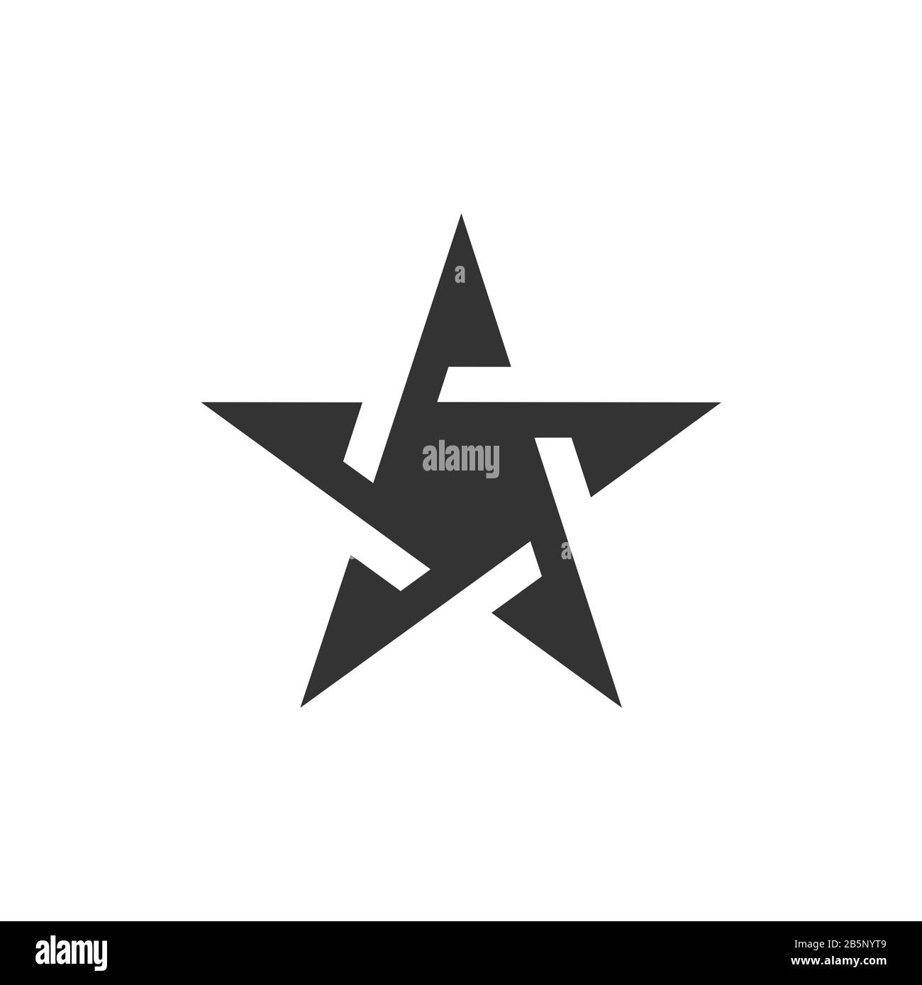Star Line Vector Logo Template Illustration Design EPS 10 Stock Photo ...