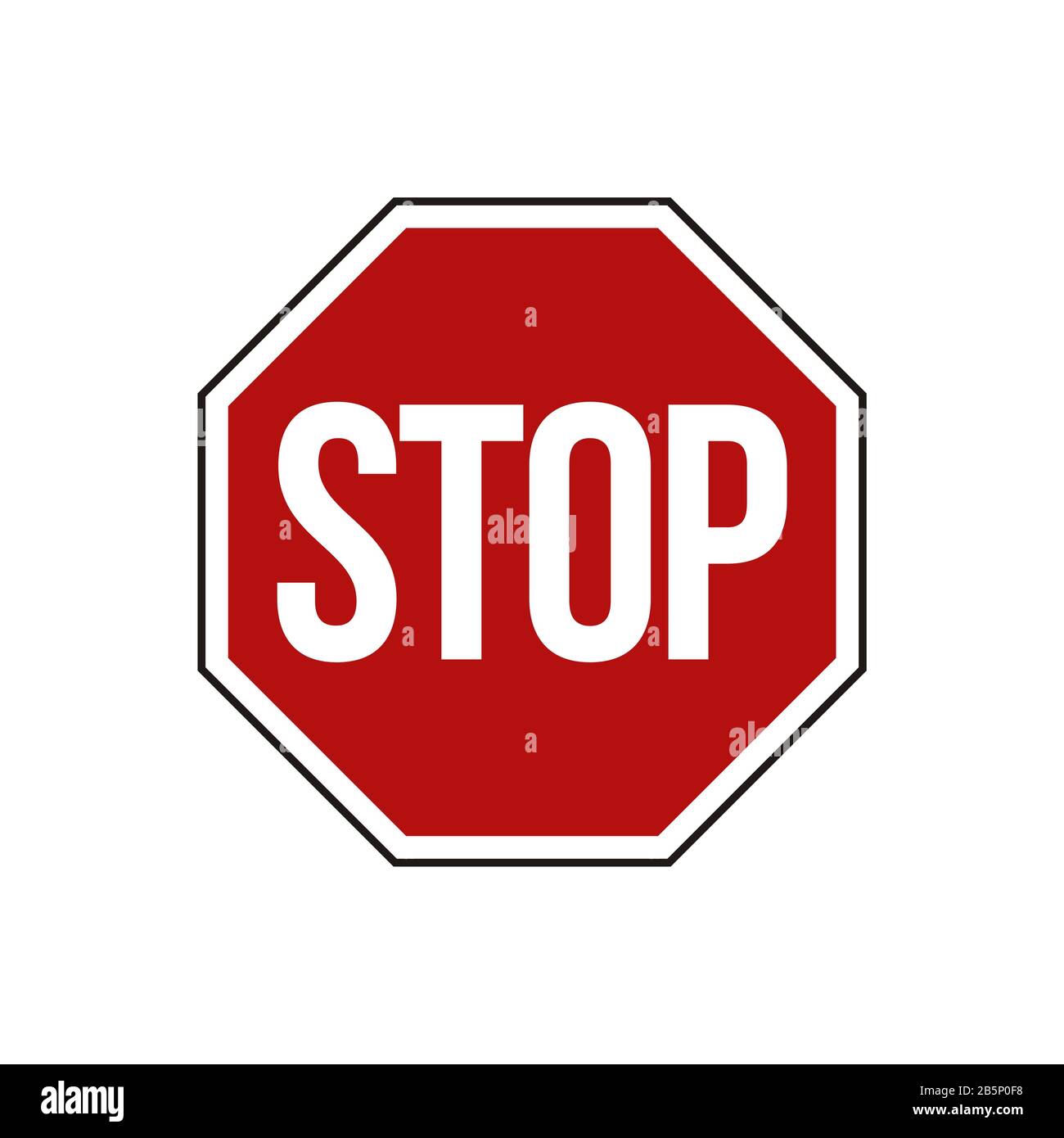 Street Road Sign, Stop Sign Illustration Design. Vector EPS 10 Stock ...