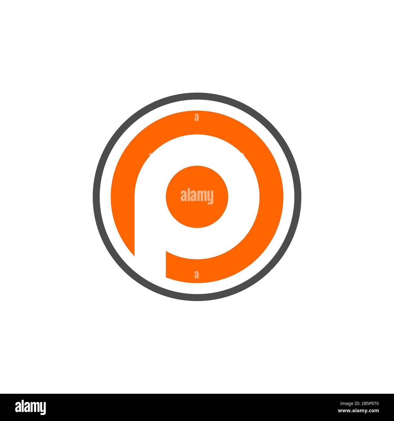 Circle P Letter Logo Template Illustration Design. Vector EPS 10 Stock ...