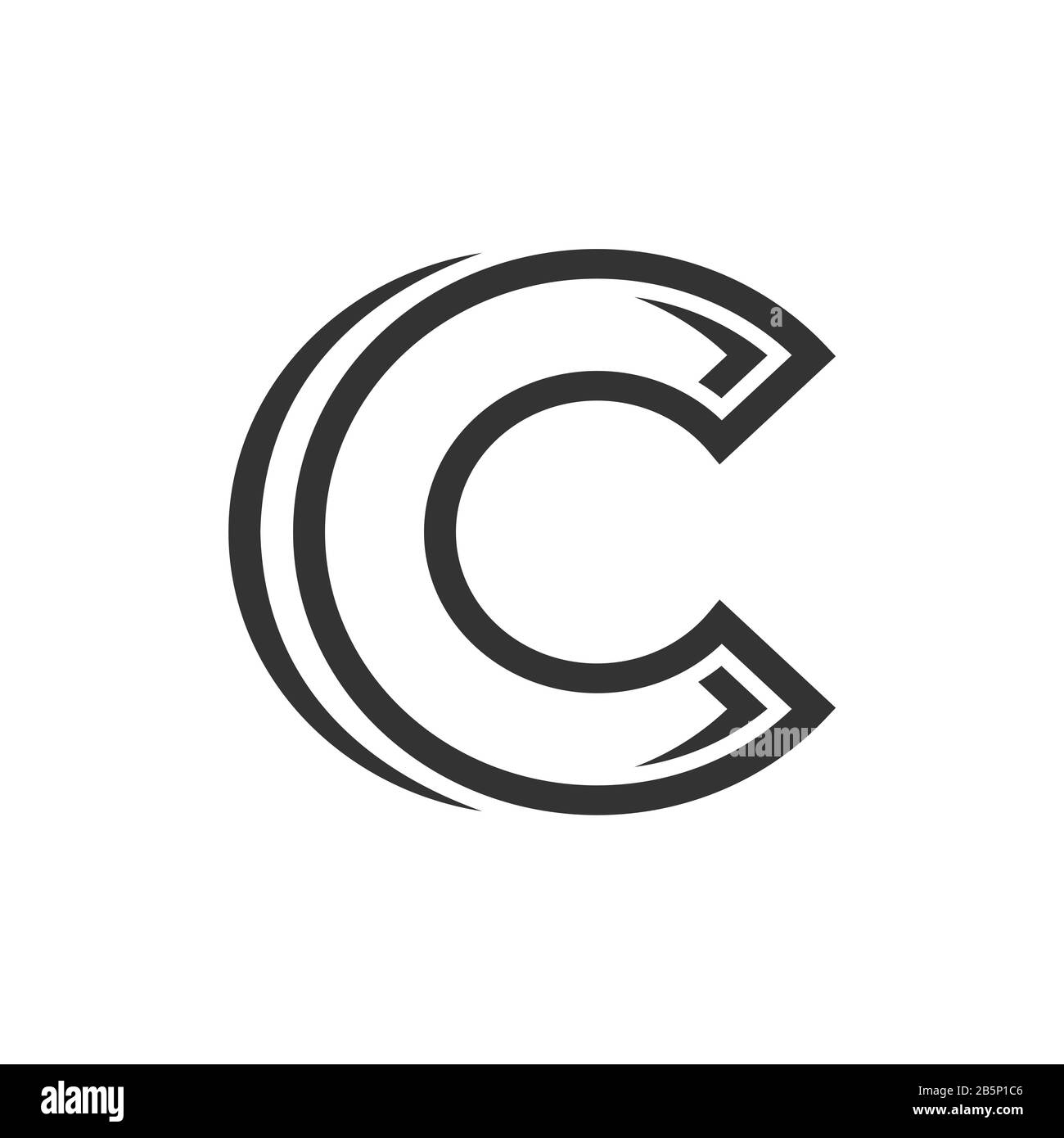 Unique C Letter Vector Logo Template Illustration Design. Vector EPS 10 ...