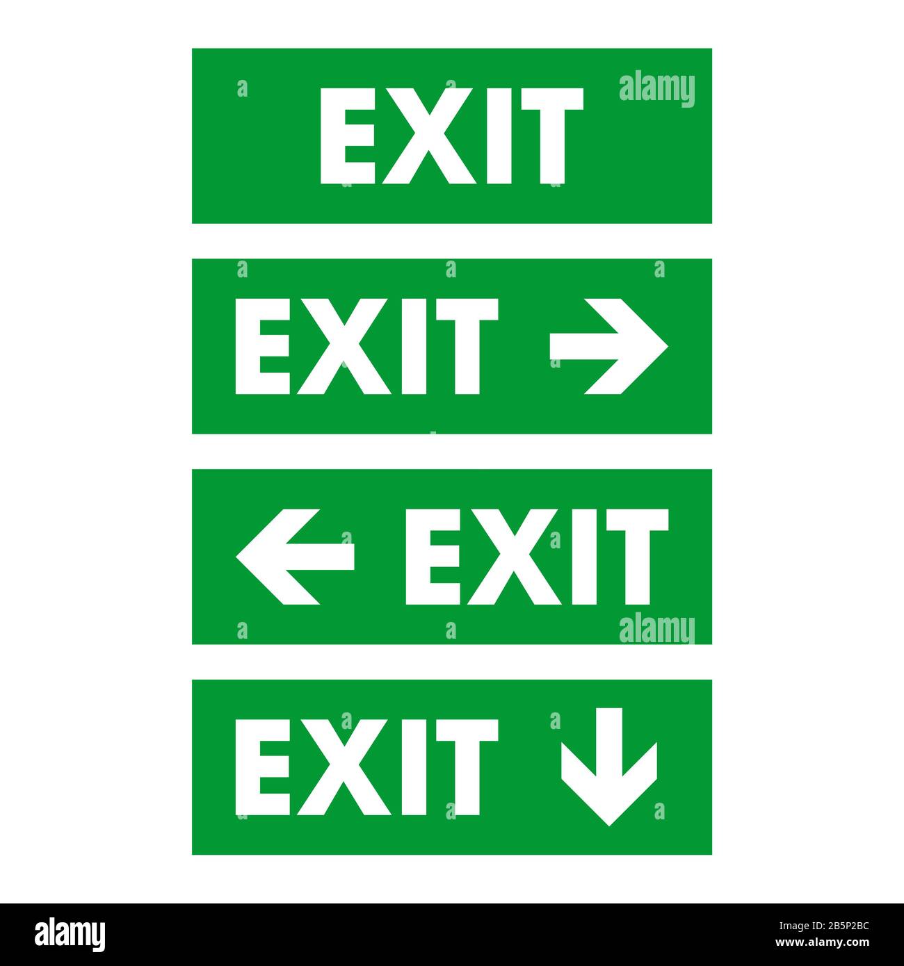 Exit Sign Vector Logo Template Illustration Design. Vector EPS 10 Stock ...