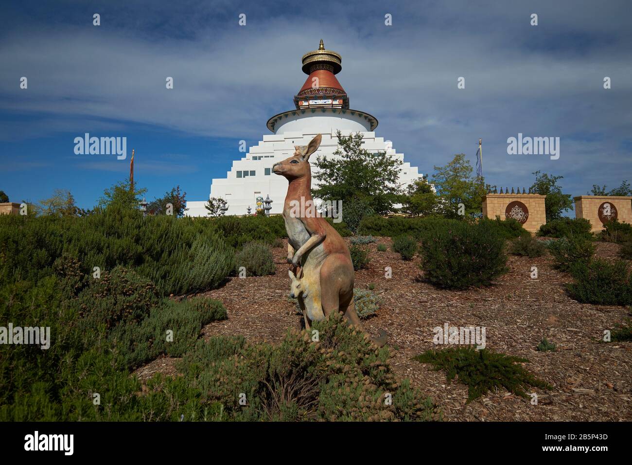 The great stupa of universal compassion bendigo hi-res stock ...