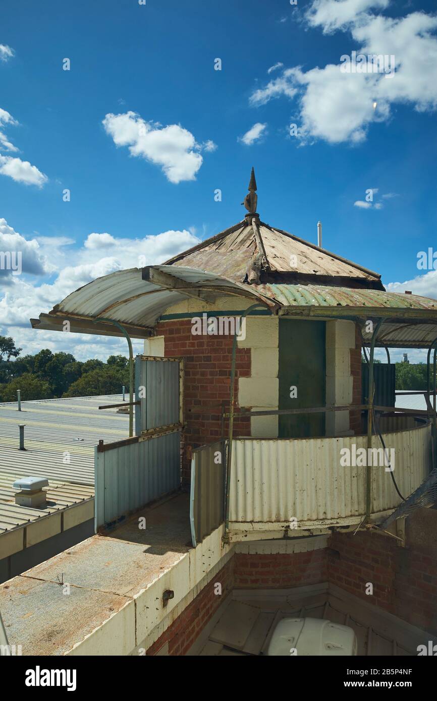 Watchtower at the Ulumbarra Theater, formerly the Bendigo gaol (jail ...