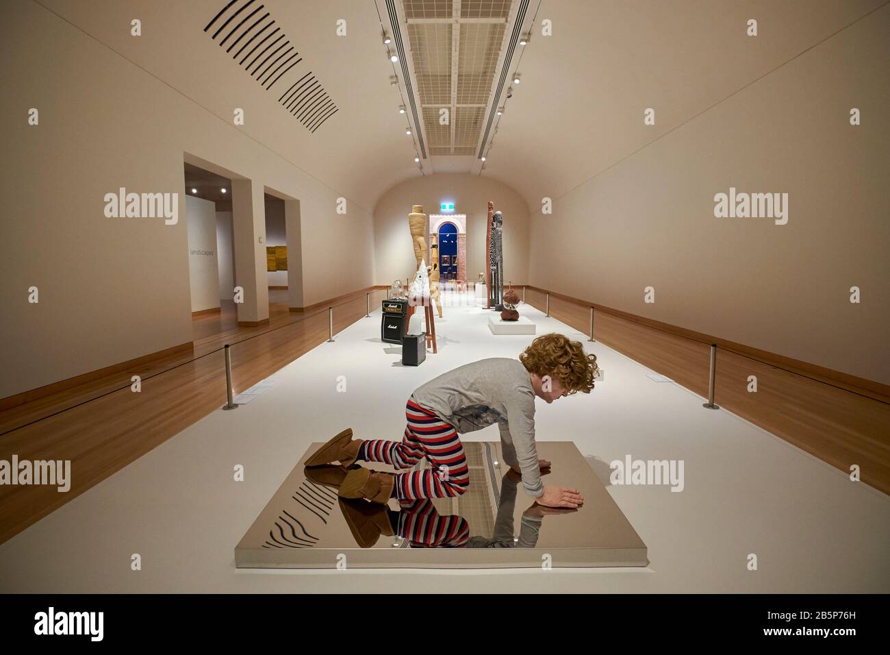 A sculpture gallery inside the Bendigo Art Gallery. In Bendigo ...