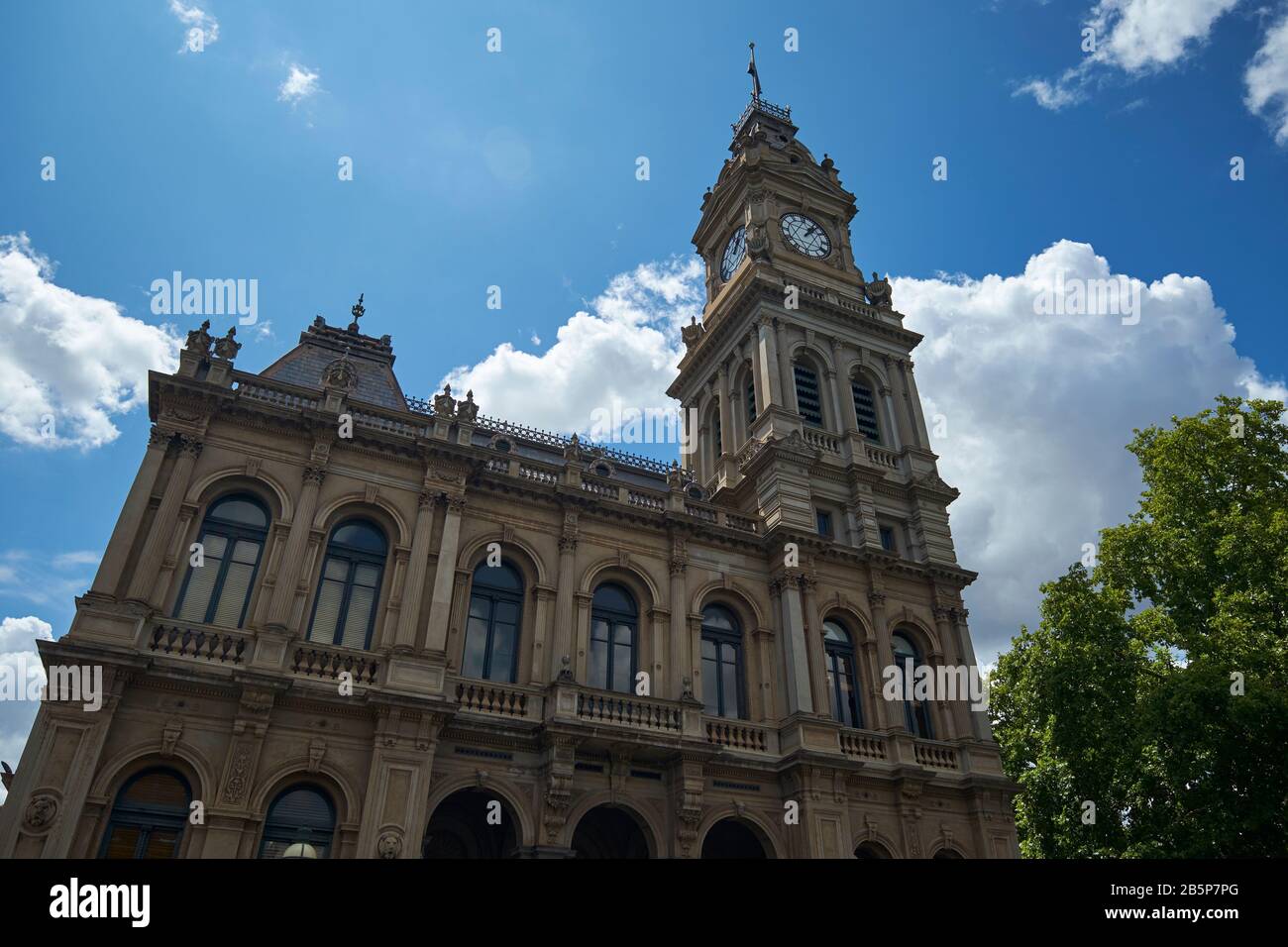 Exterior view of the old post office, also the visitor's center. In ...