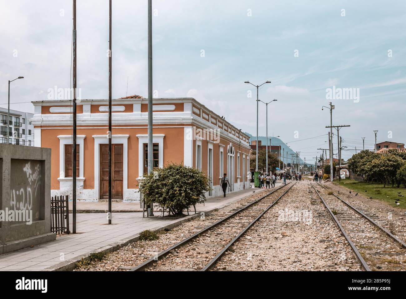 Railway station colombia hi-res stock photography and images - Alamy