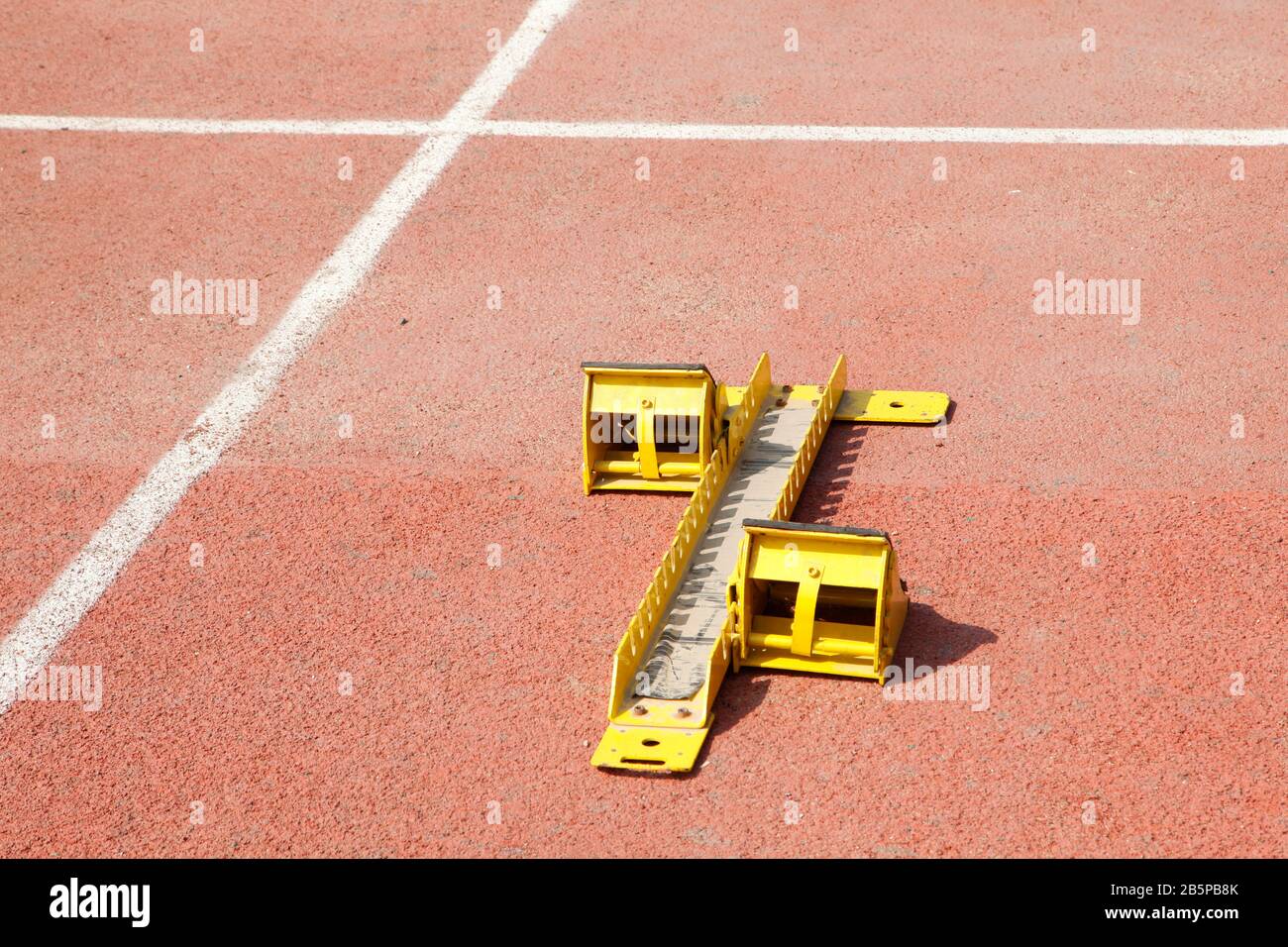 Motion sport athletics running track starting block competition ...
