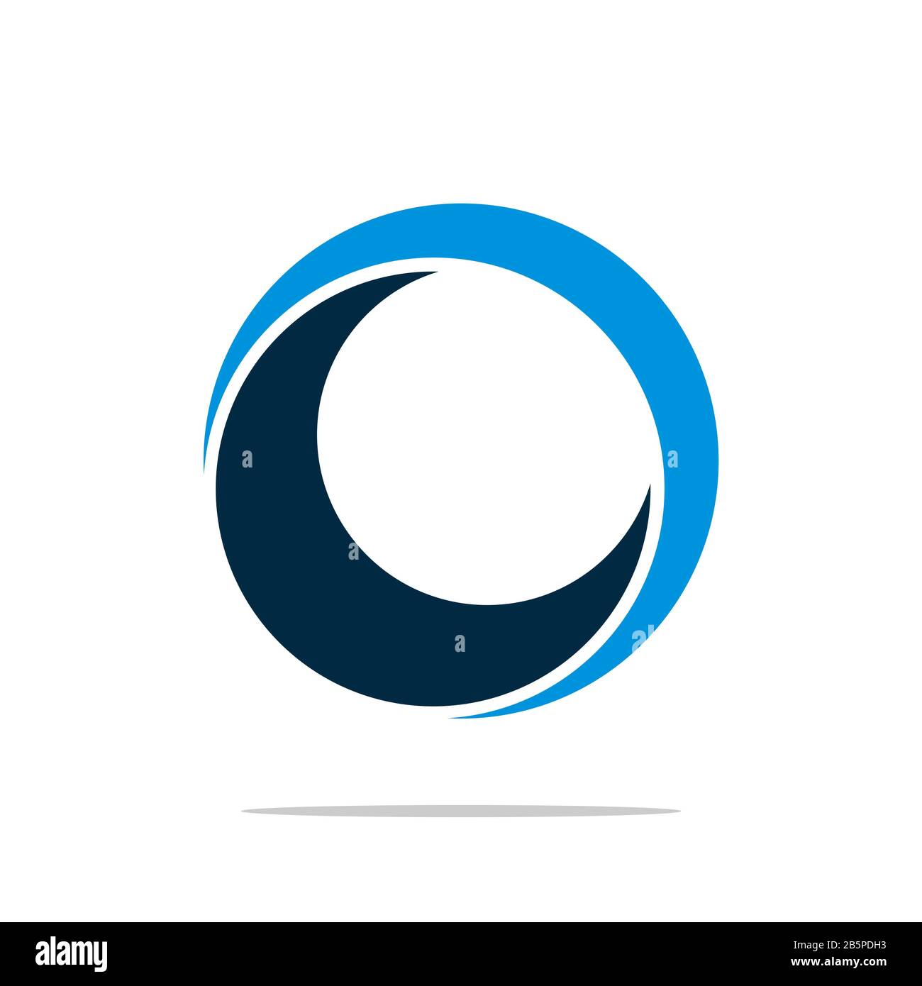 Blue Halo Vector Icon Logo Template Illustration Design. Vector EPS 10 ...