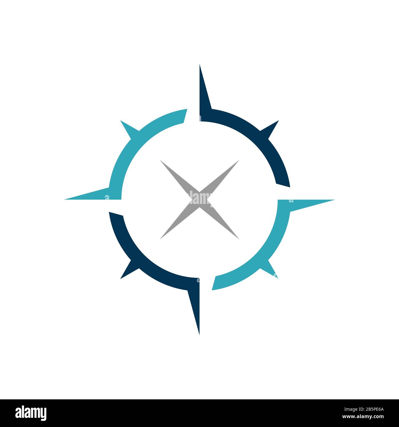 Vector wind rose technology Cut Out Stock Images & Pictures - Alamy