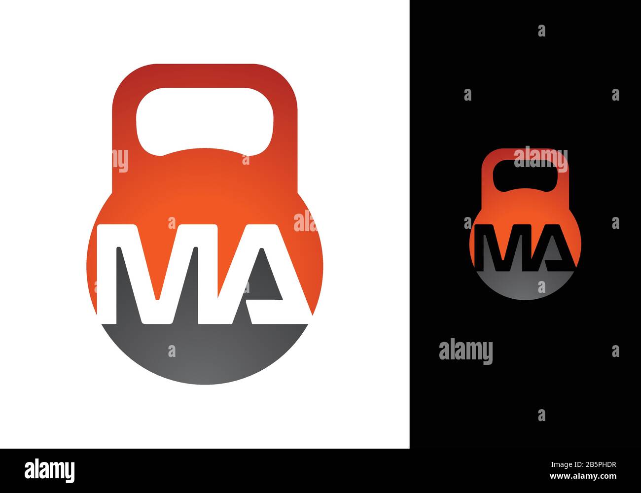 M A MA Initial Letter Logo design vector template, Graphic Alphabet ...
