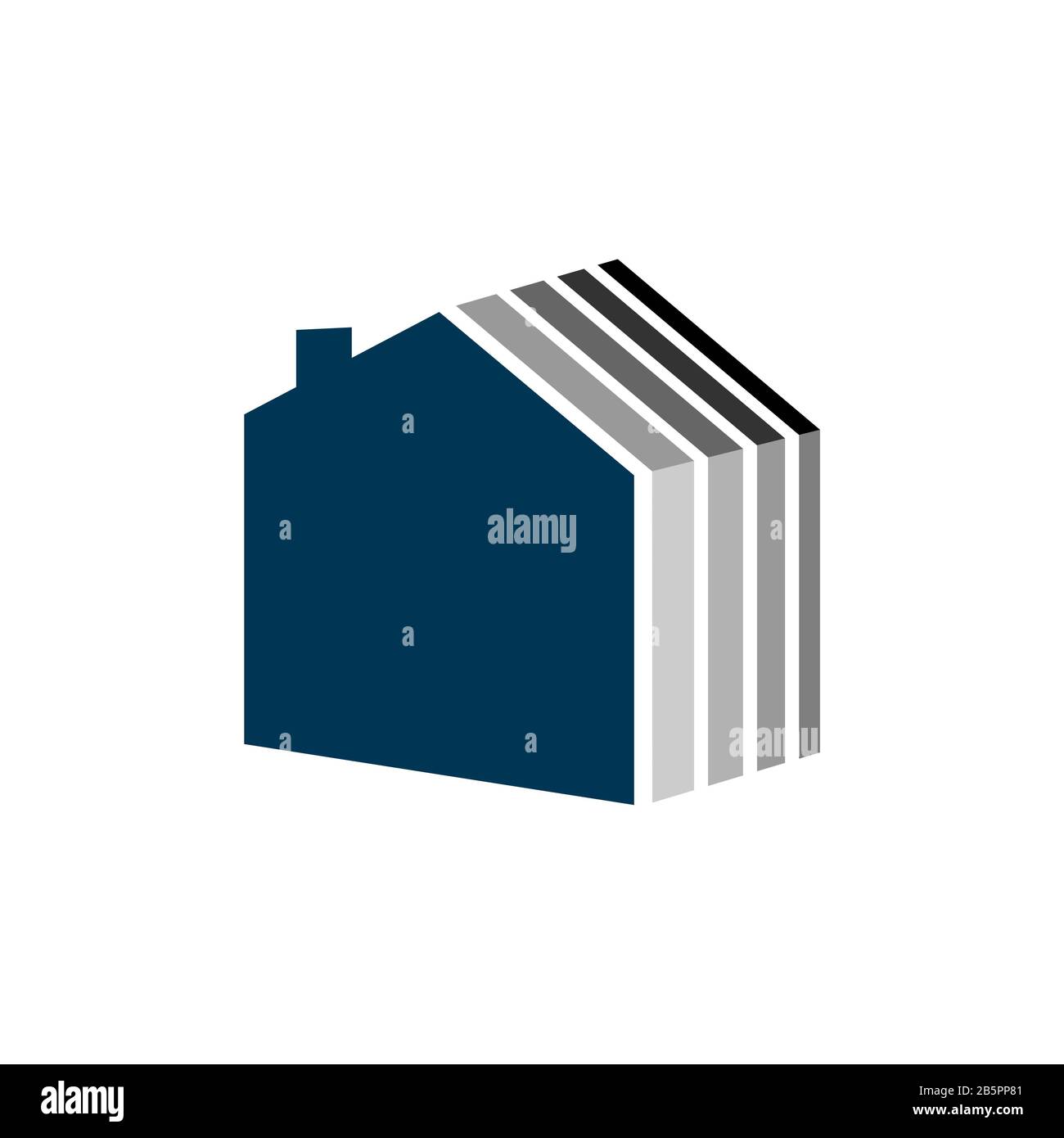 Simple Home Layer Logo Template Illustration Design. Vector EPS 10 ...