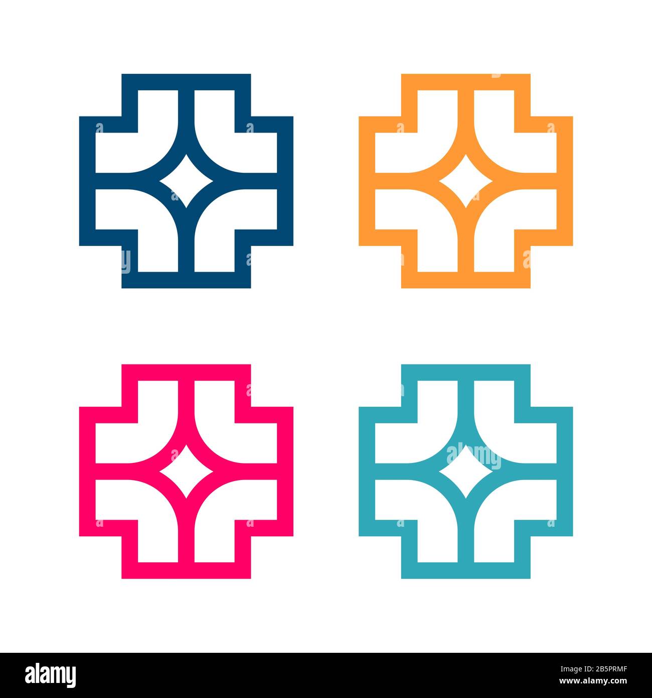 Ornamental Cross vector Logo Template Illustration Design. Vector EPS ...