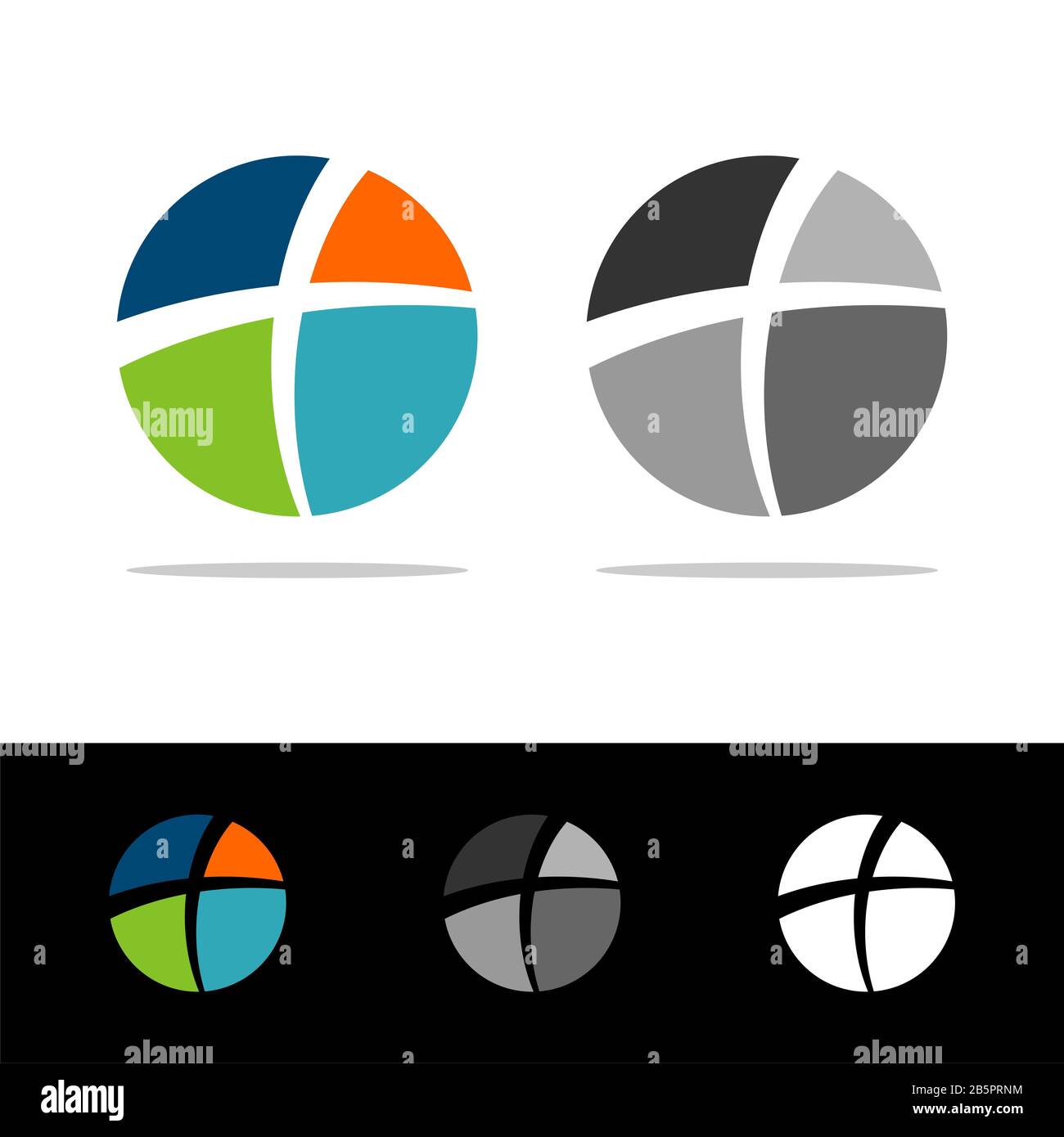 Cross in Circle Logo Template Illustration Design. Vector EPS 10 Stock ...