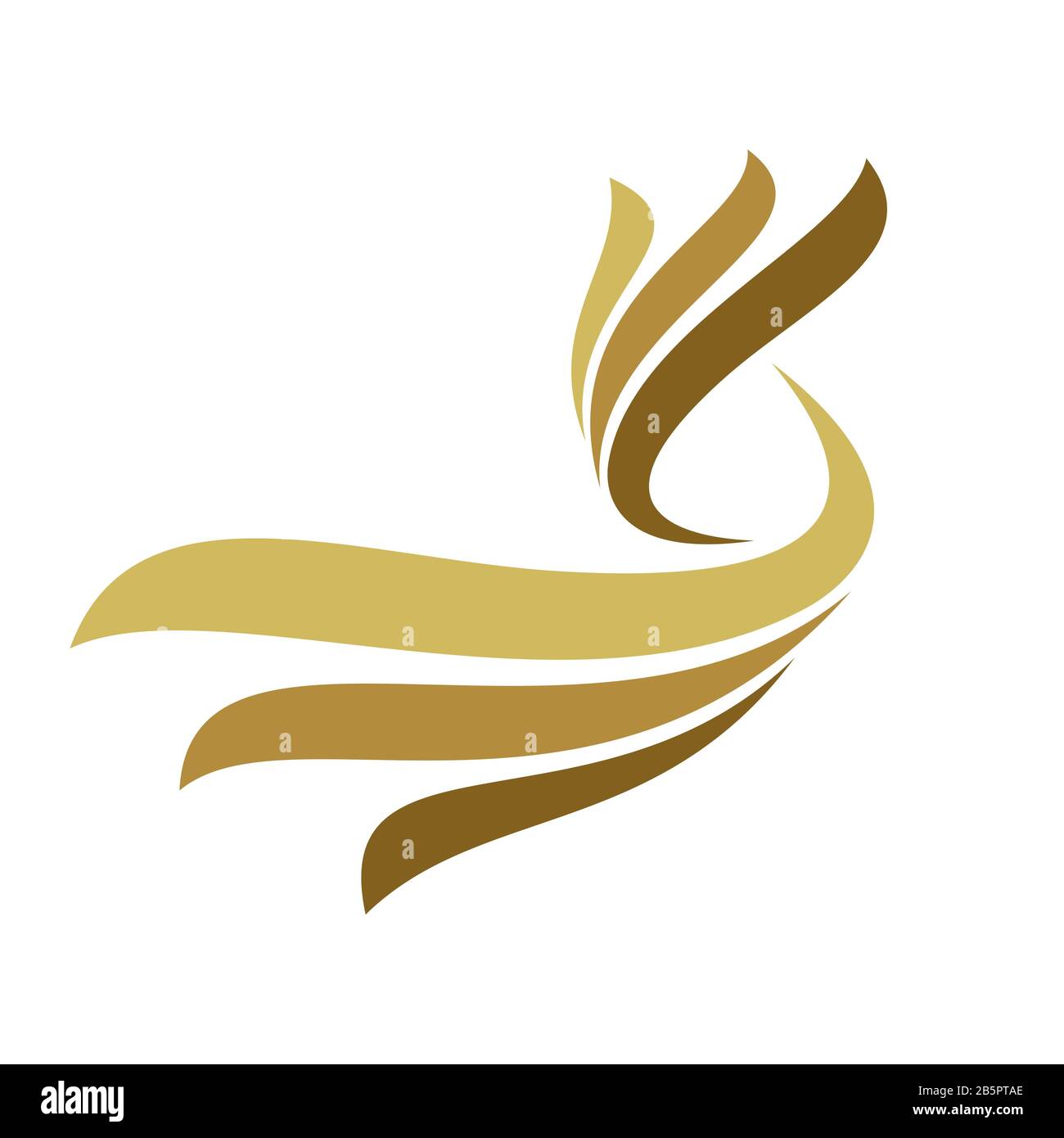 Abstract Gold Wing Logo Template Illustration Design. Vector EPS 10 ...