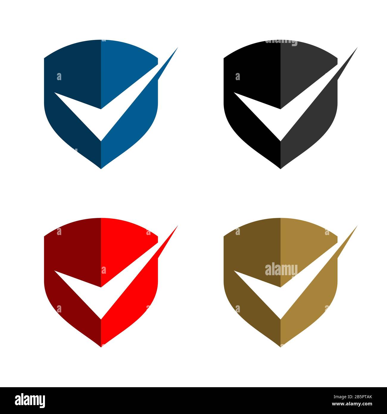 Check Mark Shield Logo Template Illustration Design. Vector EPS 10 ...