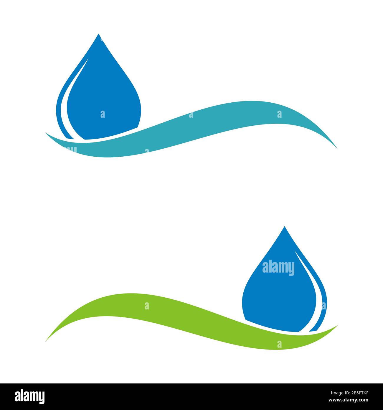 Drop Water and Swoosh Logo Template Illustration Design. Vector EPS 10 ...