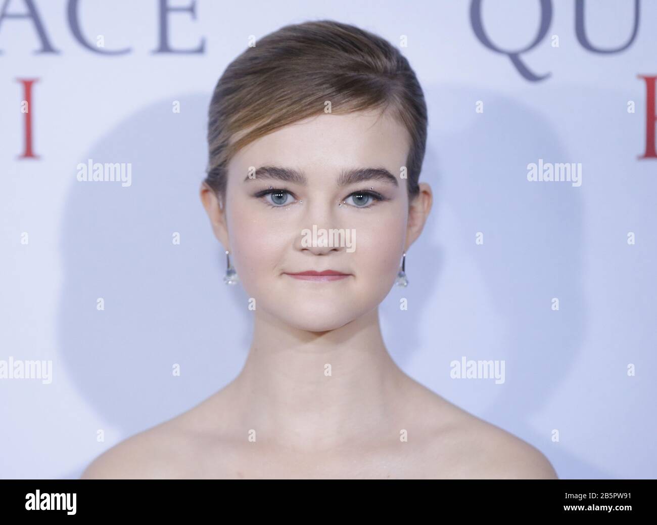 New York, United States. 08th Mar, 2020. Millicent Simmonds arrives on ...