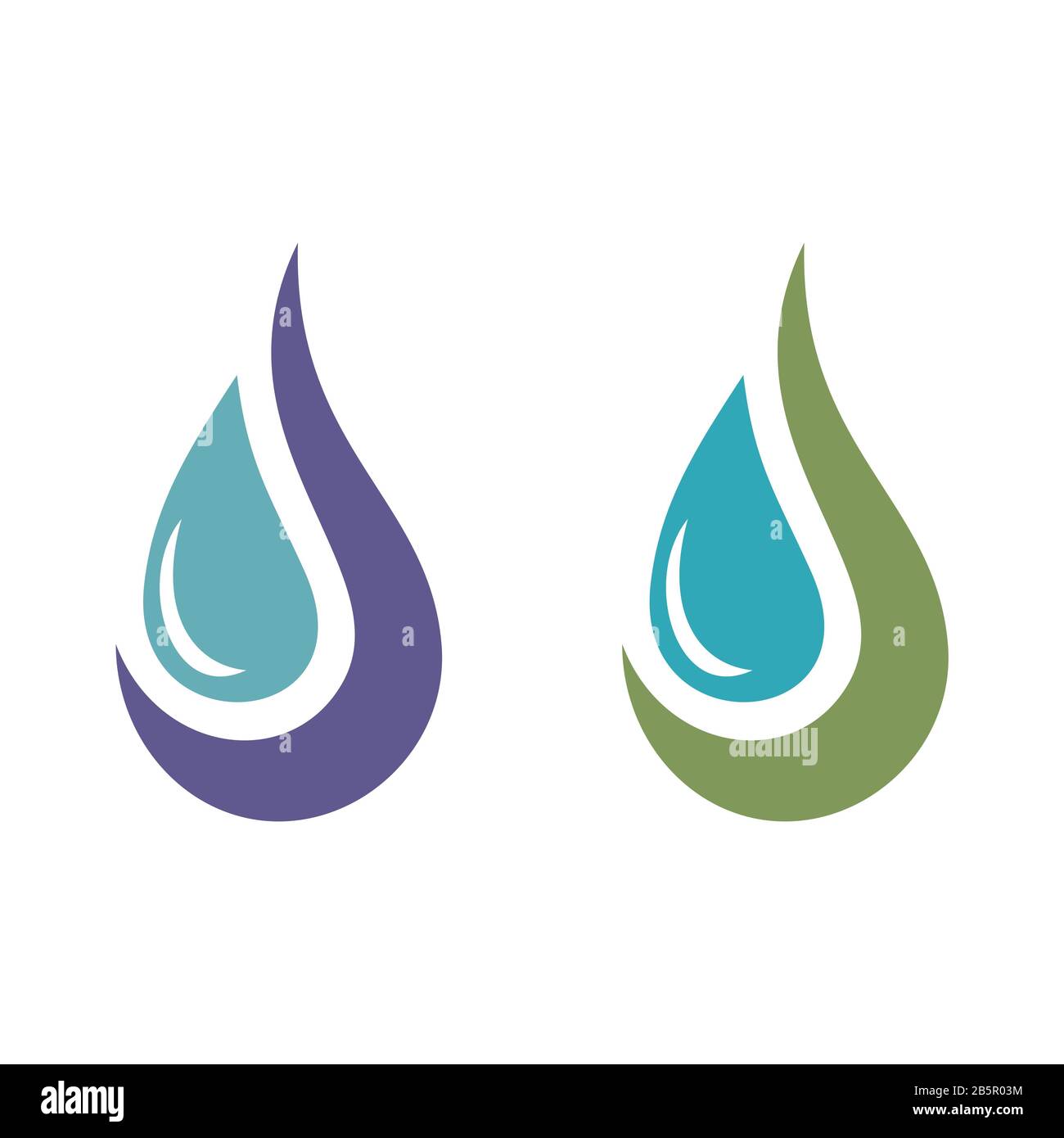Drop Water Decorative Logo Template Illustration Design. Vector EPS 10 ...