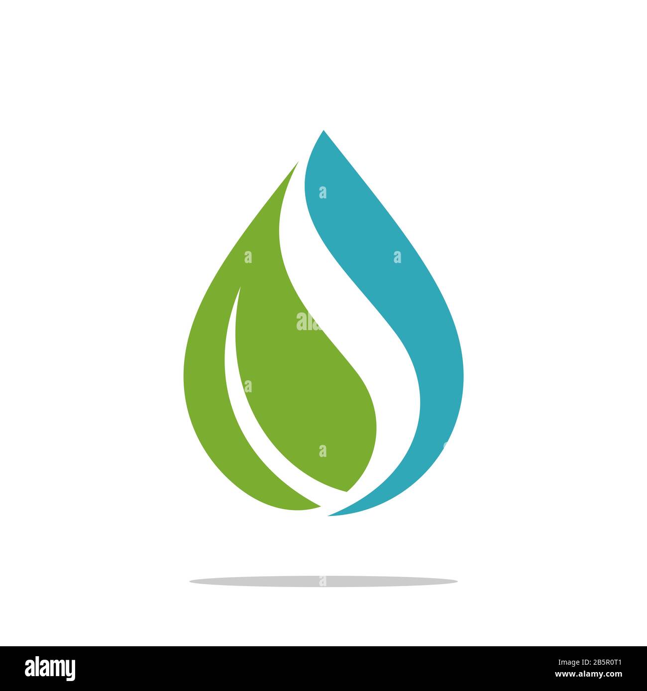 Natural Drop Water Spa Logo Template Illustration Design. Vector EPS 10 ...