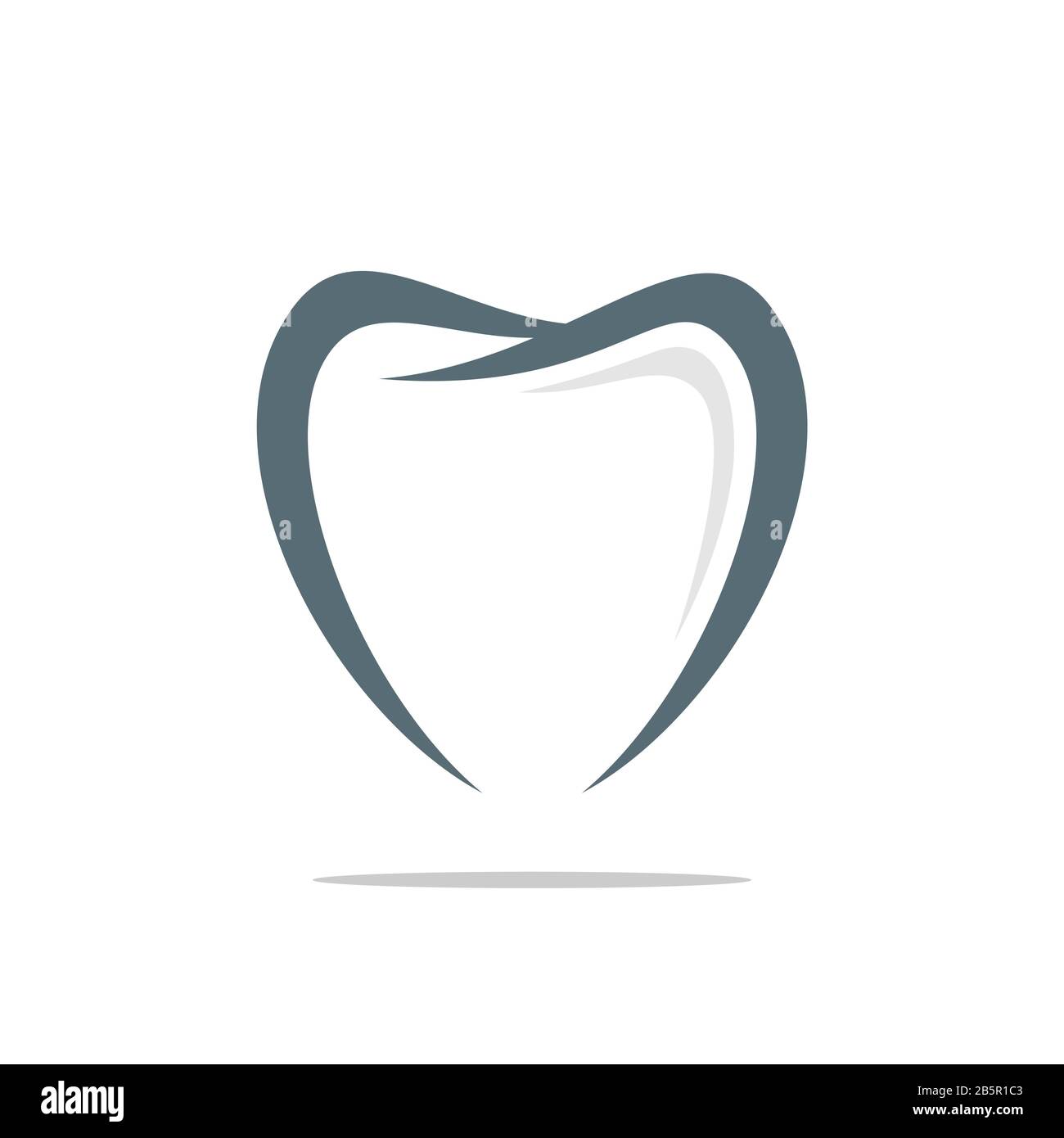 Tooth Shape Dental Logo Template Illustration Design. Vector EPS 10 ...