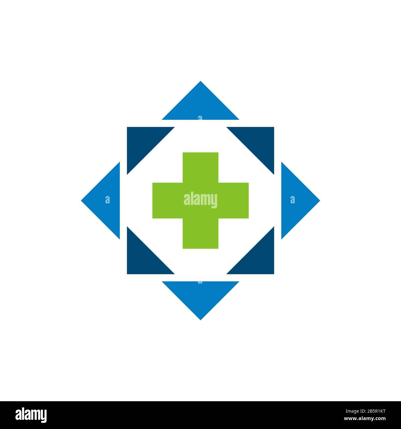 Health Care Cross and Diamond Shape Logo Template Illustration Design ...