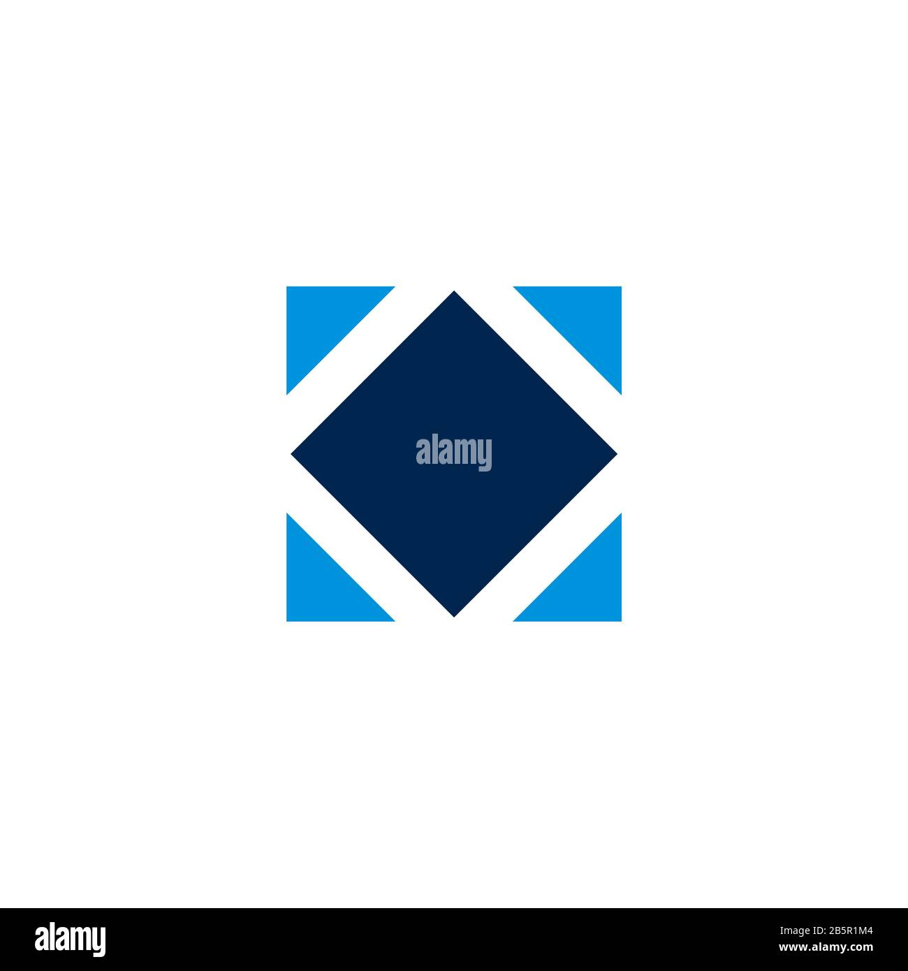 Abstract Blue Diamond Pattern Logo Template Illustration Design. Vector ...