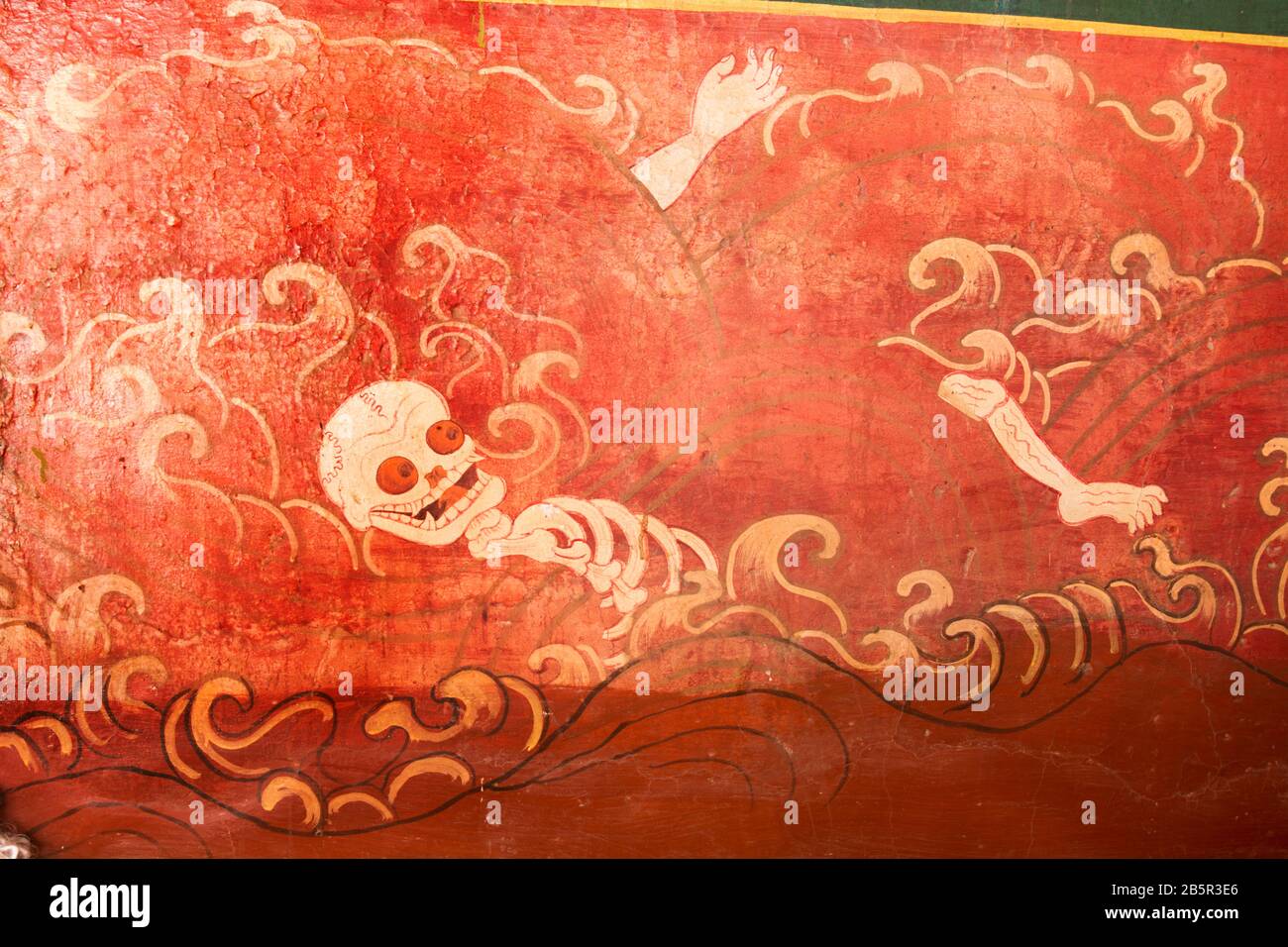 China mural skeleton hi-res stock photography and images - Alamy