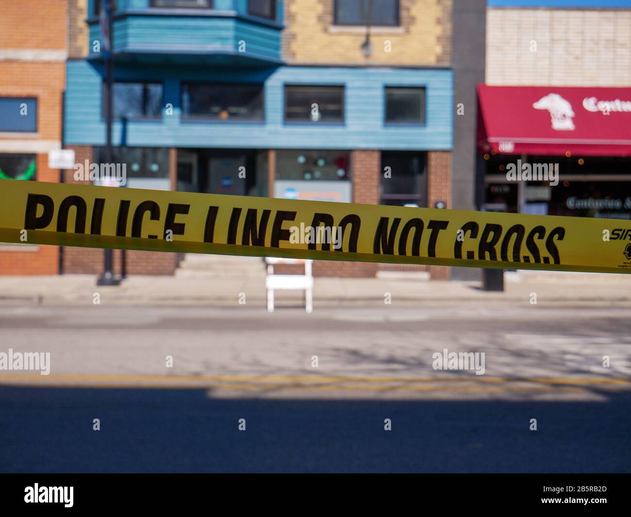 Police line route hi-res stock photography and images - Alamy