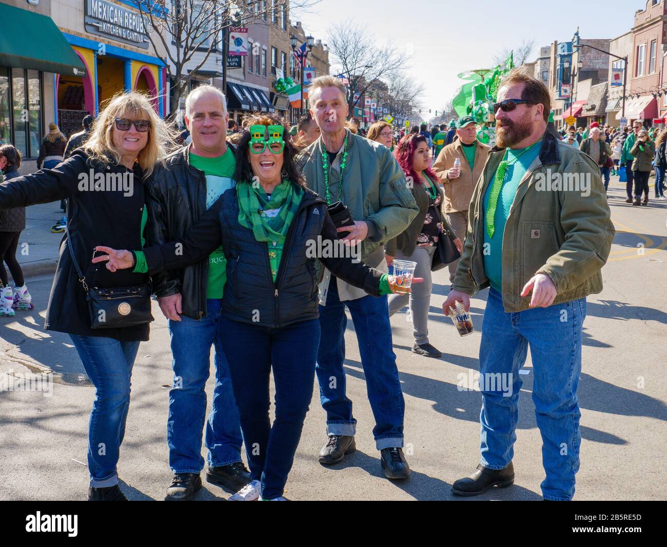 Forest Park, Illinois USA. 8th March, 2020. Saint Patrick's Day ...