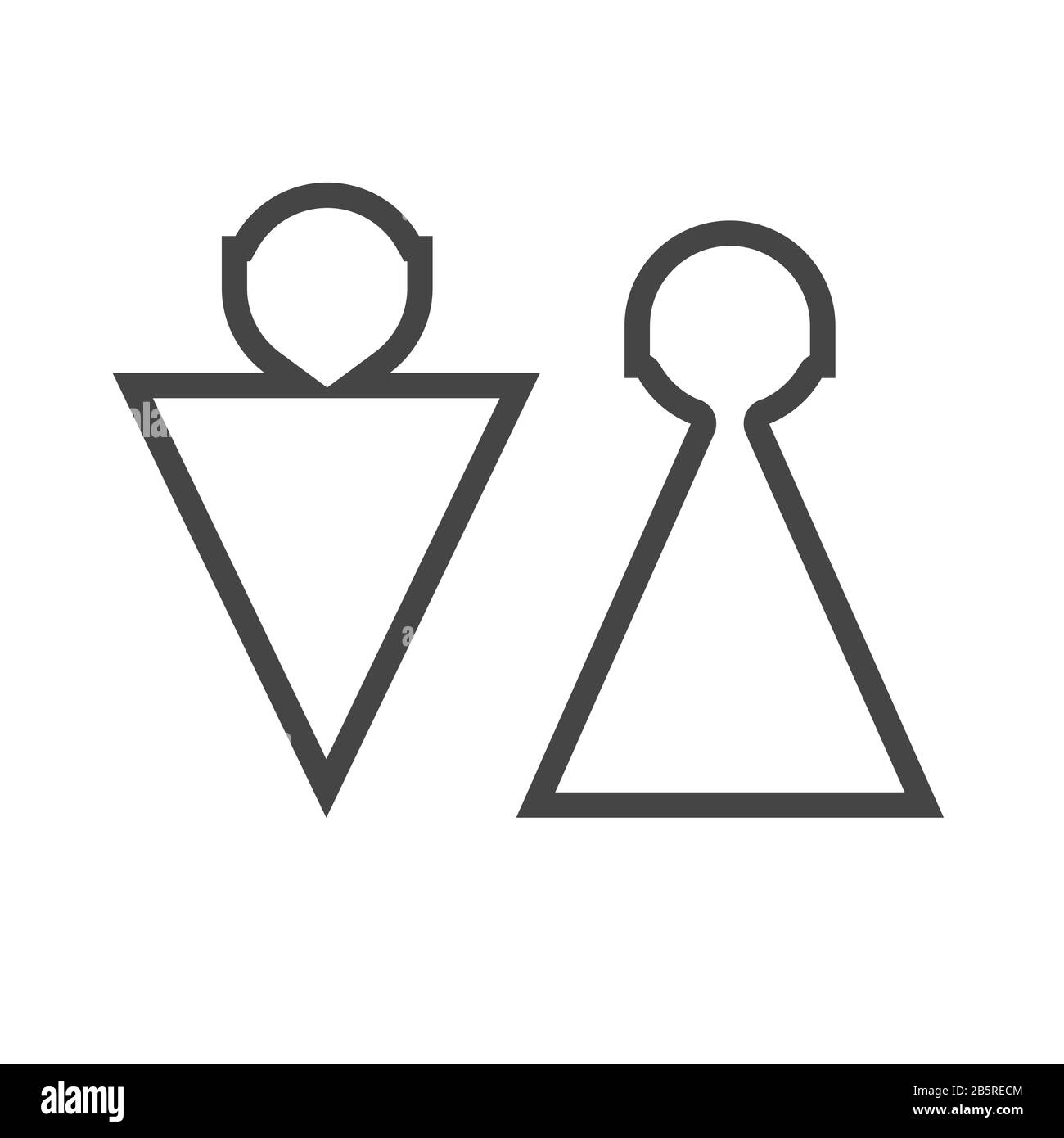 Wc restroom Cut Out Stock Images & Pictures - Alamy