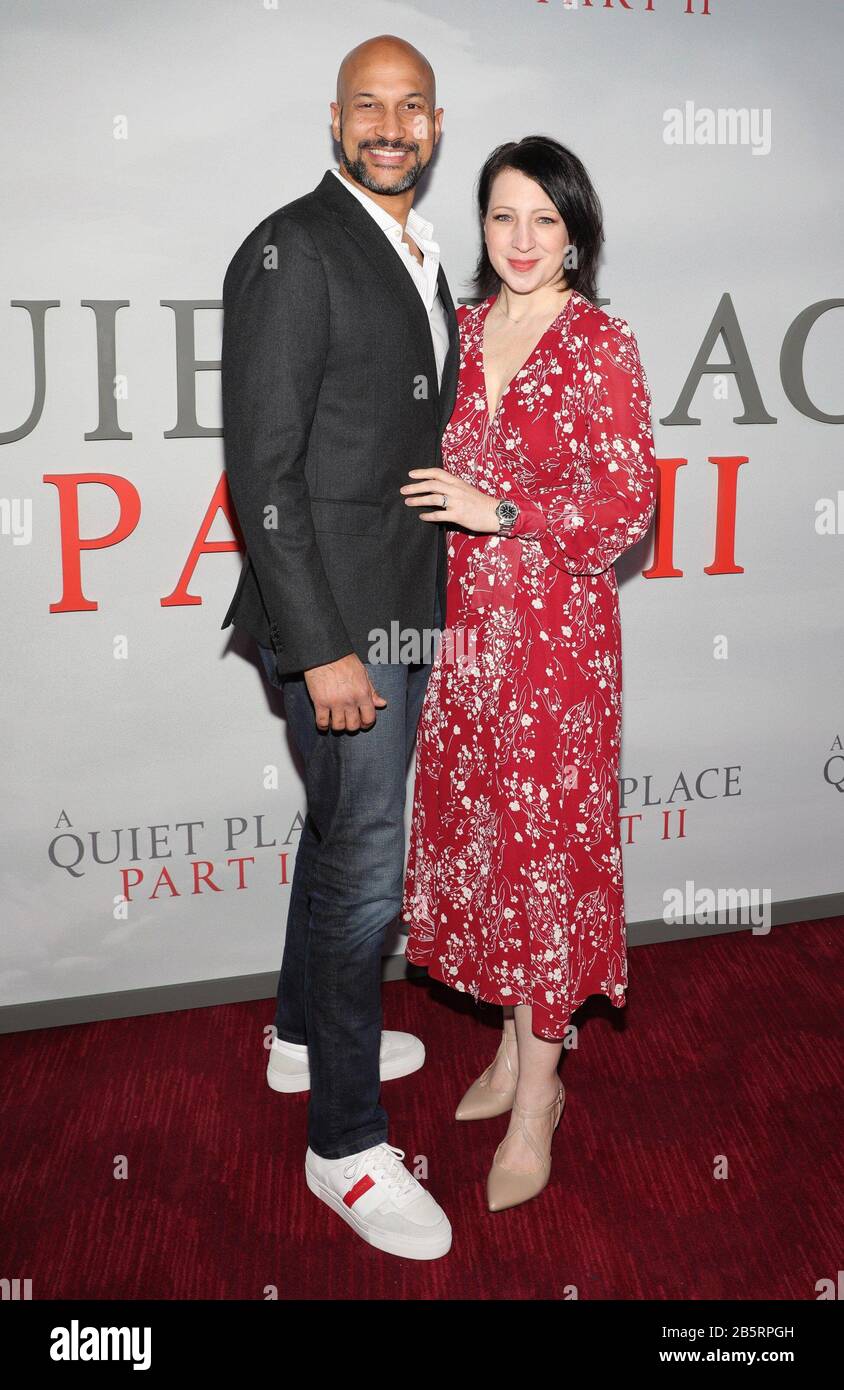 New York, NY, USA. 8th Mar, 2020. Keegan-Michael Key, Elisa Key at ...