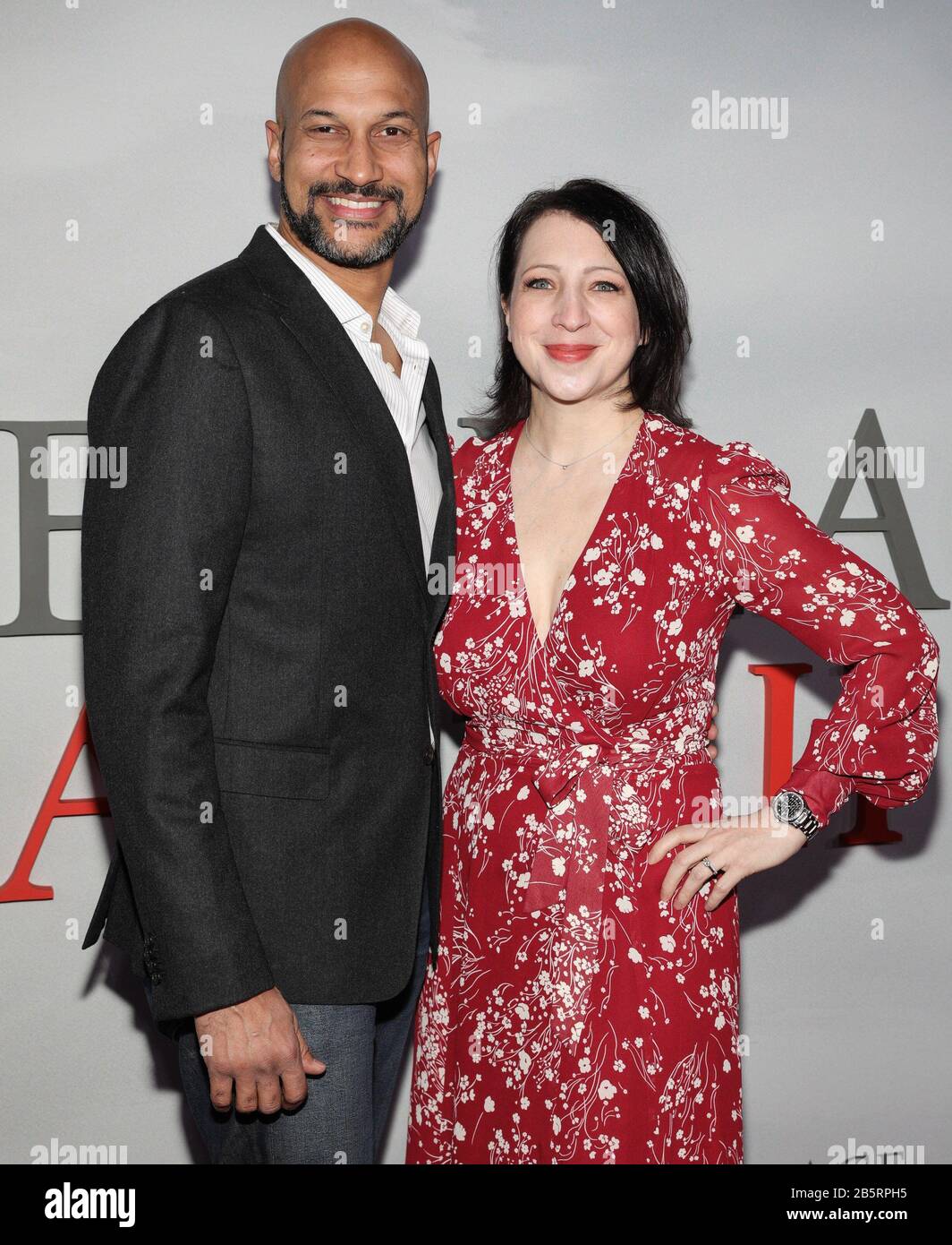New York, NY, USA. 8th Mar, 2020. Keegan-Michael Key, Elisa Key at ...
